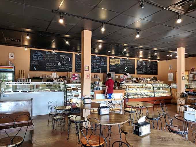 Step inside to discover display cases brimming with possibilities and that unmistakable aroma of butter.
