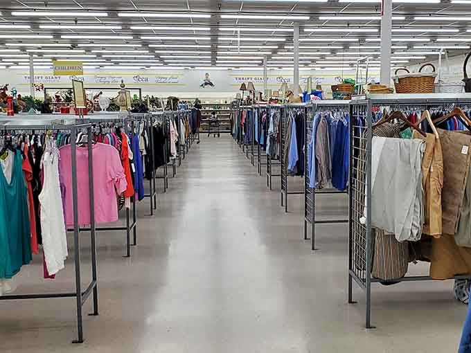 These aisles stretch so far into the distance, you might want to pack a lunch for the journey.