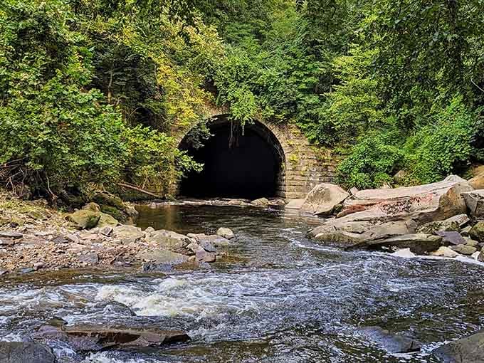 That tunnel isn't just atmospheric, it's your portal to a gorge that'll make you forget you're near Cleveland.