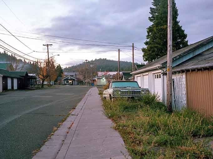 Small-town streets where vintage cars blend seamlessly with the landscape, and nobody's in a hurry to get anywhere.