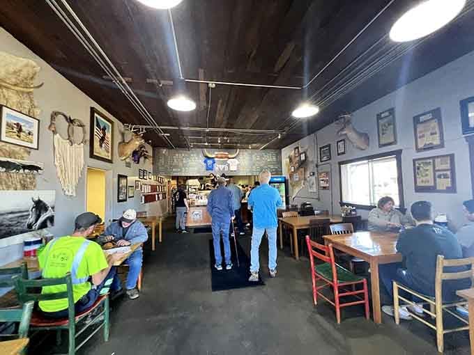Step inside where exposed brick meets smoky dreams, and strangers become friends over perfectly smoked meat.