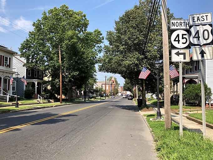 Tree-lined streets where the speed limit is more suggestion than rule, and nobody minds one bit.
