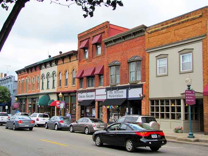 Colorful awnings and vintage architecture make every stroll downtown feel like discovering a hidden treasure from another era.