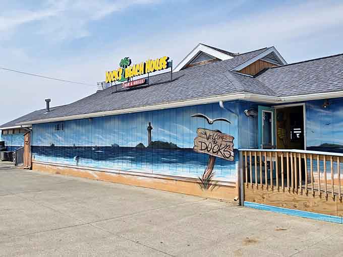 That hand-painted waterfront mural wraps around the building like a love letter to Lake Erie and everything delicious it offers.