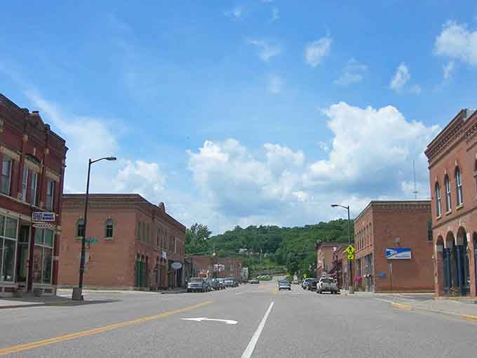 Wide open streets framed by historic buildings create that perfect "we've got all day" small-town atmosphere you've been craving.