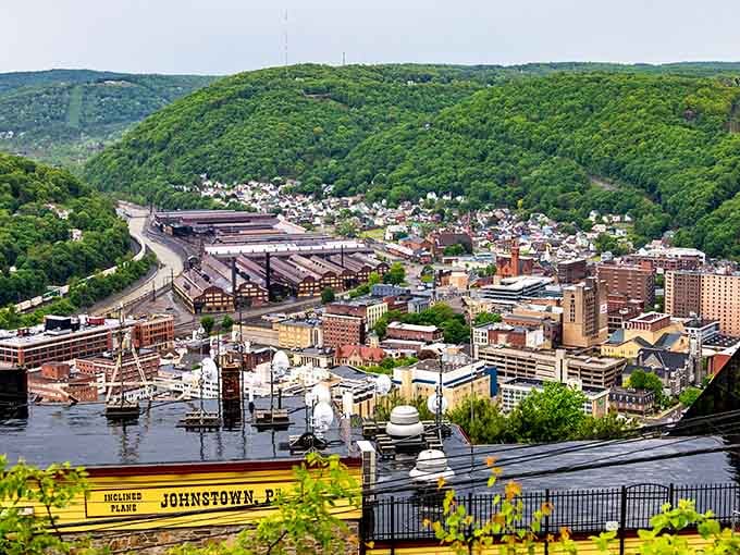 Johnstown nestles beautifully in the valley, surrounded by green mountains that create a stunning backdrop for this affordable retirement community.