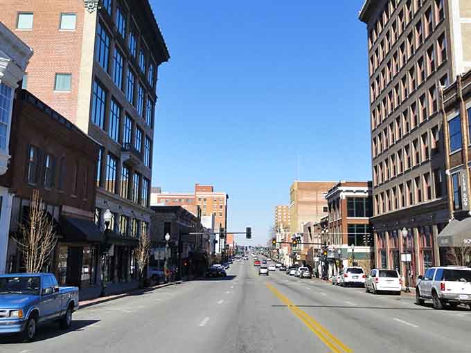 Wide open streets and modern buildings blend together in this southwest Missouri gem that's full of surprises.