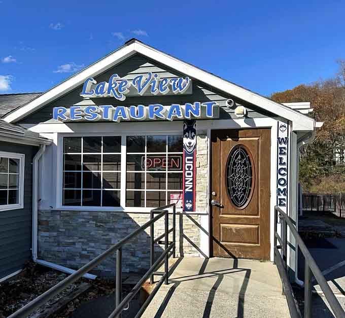 Lakeview Restaurant delivers exactly what the name promises, perched perfectly on Coventry Lake's peaceful shoreline.