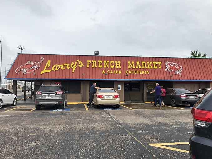 When the sign promises both French Market and Cajun Cafeteria, you know you're in for a flavor adventure.