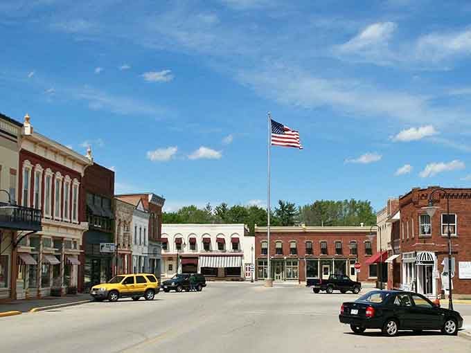 When that American flag waves over brick storefronts this pristine, you know you've found something authentically special.