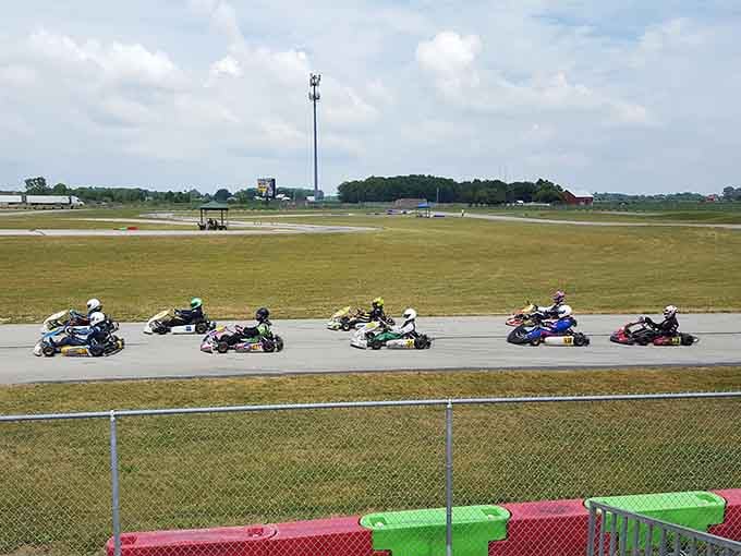 Wide-open spaces meet serious speed as racers line up on this professional-grade outdoor circuit built for champions.
