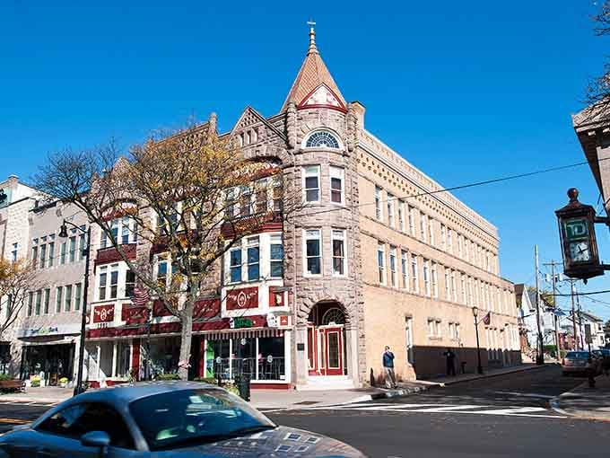 That stunning turret building isn't a castle, but the restaurants inside treat you like royalty every single time.