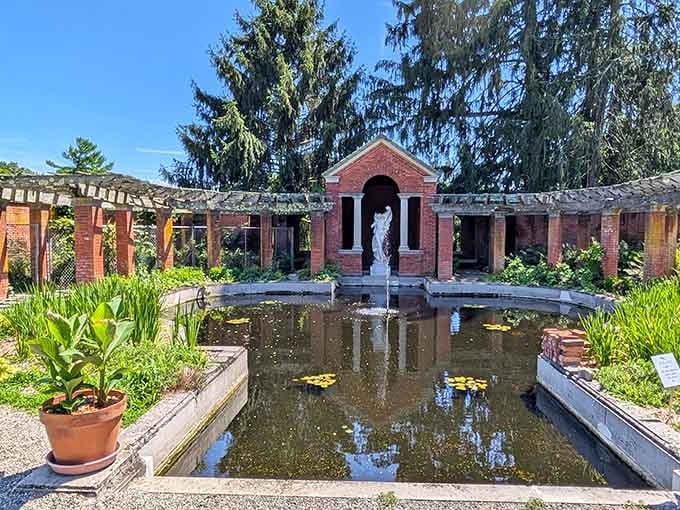 When your garden includes classical statues and reflecting pools, you're not just wealthy—you're Gilded Age wealthy with style.
