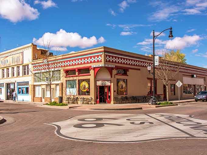 Winslow's restored downtown captures that classic Route 66 magic where every corner tells an American road trip story.