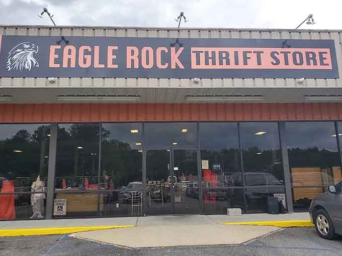 That proud eagle logo stands guard over aisles packed with everything from furniture to fashion at wallet-friendly prices.