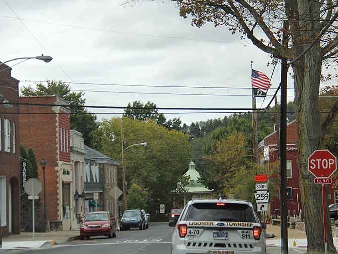 Tree-lined streets and American flags waving &ndash; this is what Andy Griffith's Mayberry would look like in real life.
