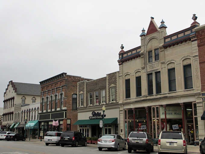These preserved storefronts showcase architectural details that modern buildings forgot how to make, and we're all poorer for it.