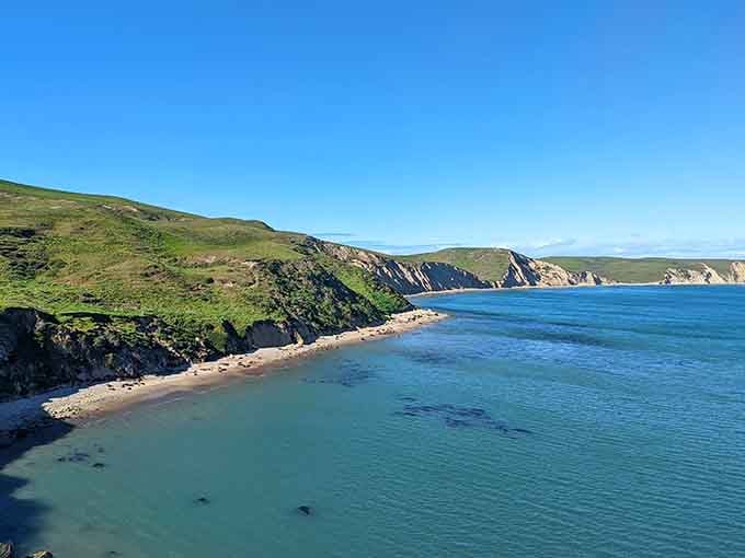 This protected cove offers turquoise waters and pristine sand that'll transport you straight to coastal paradise.