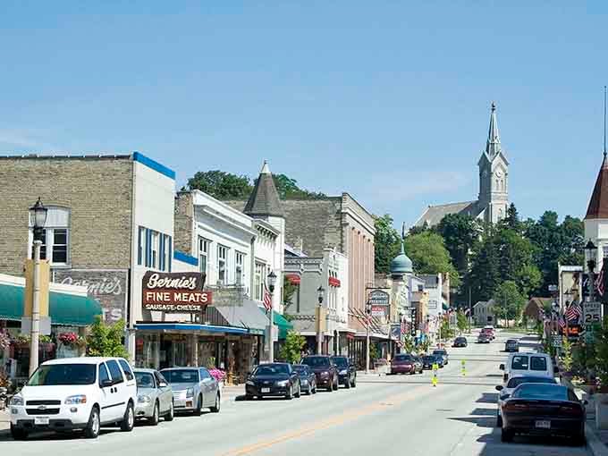 Follow the rising road past the local butcher to that majestic steeple; it is a view worth the climb.