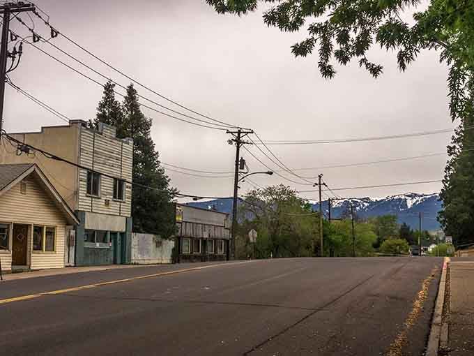 Snow-capped peaks in the distance remind you that affordable living comes with spectacular natural scenery.