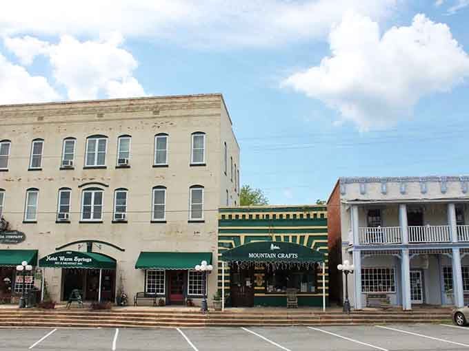 These classic buildings wear their age beautifully, each facade telling tales of presidents and healing waters.