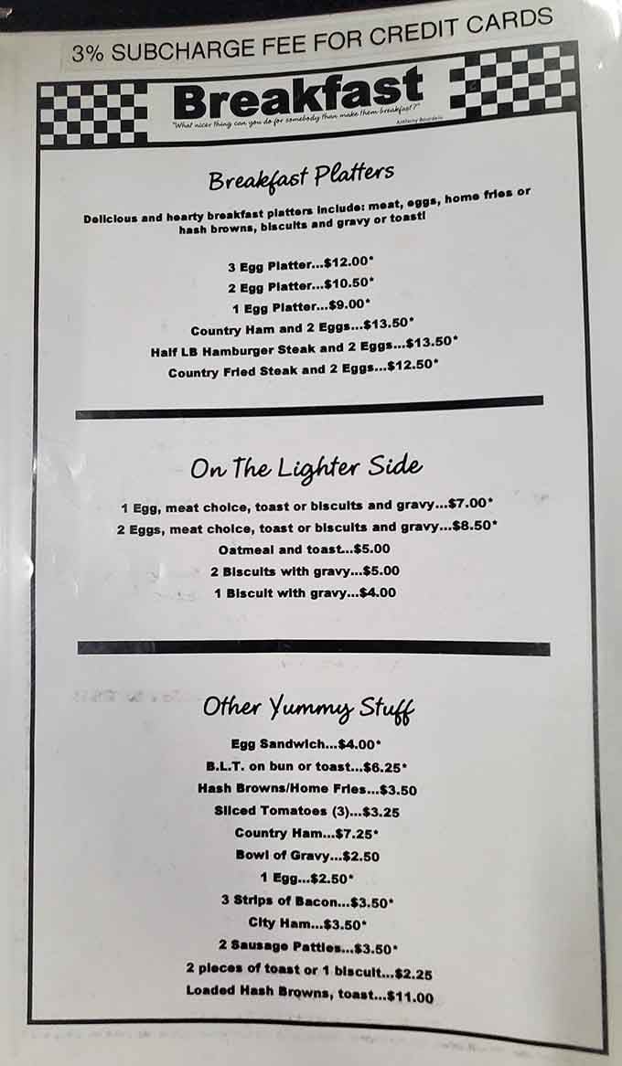 When the menu offers country fried steak for breakfast, you know you've found a place that truly understands priorities.