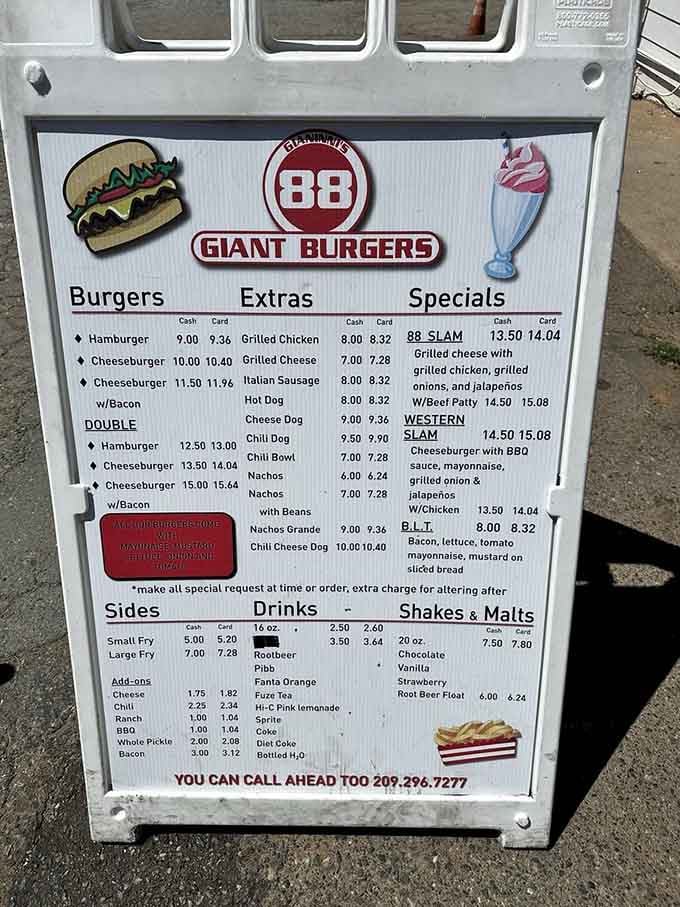 When a menu board makes you hungry just reading it, you know you're in the right place.