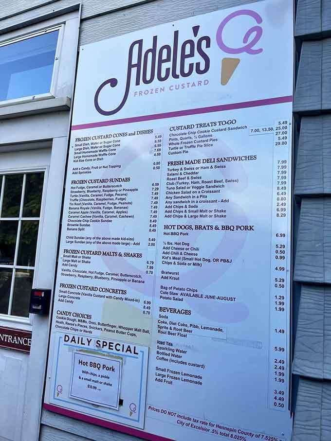 When the menu includes everything from sundaes to sandwiches, you know someone's thought about feeding both your stomach and your soul.