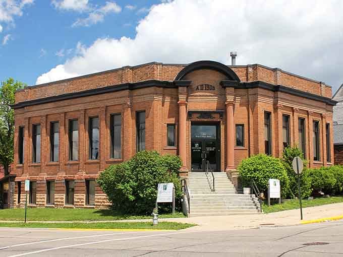 The Carnegie Library stands proud, proving that beautiful buildings never go out of style, unlike your haircut.
