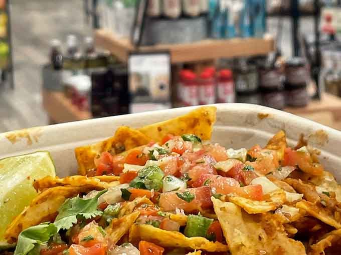 These loaded nachos bring serious flavor firepower that'll make you forget you're at a fuel station.