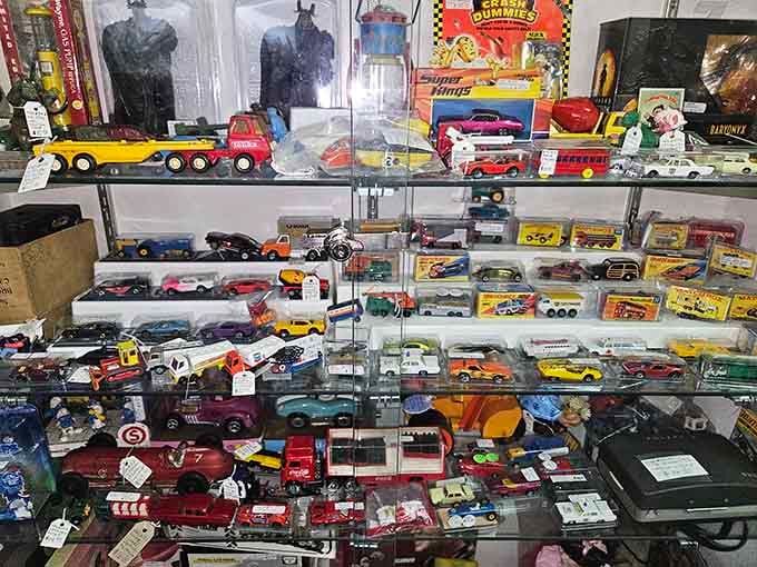 Die-cast dreams come true here, with vintage toy cars that'll transport you straight back to childhood Saturday mornings.