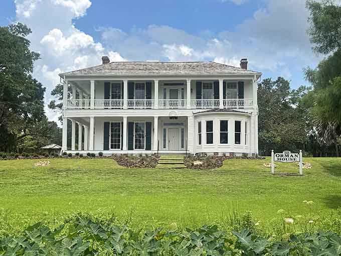 Greek Revival elegance stands proud, reminding us that some things are worth preserving perfectly.