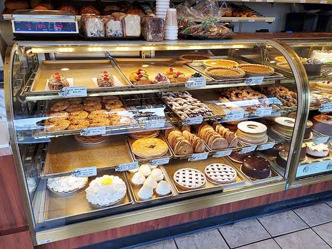Every shelf tells a story of European baking traditions meeting New Jersey appetites, and everyone wins spectacularly.