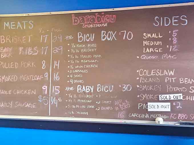 When you see "SOLD OUT" on a barbecue menu, that's not failure, that's a standing ovation.