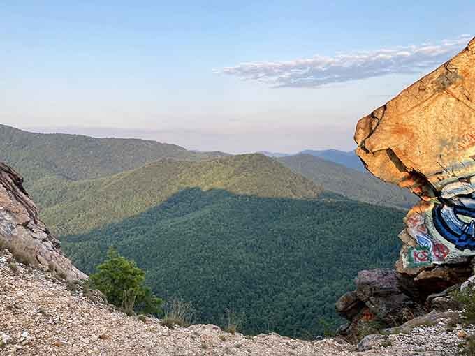 Find your perfect perch among the rocks and suddenly every worry you brought up here seems tiny.