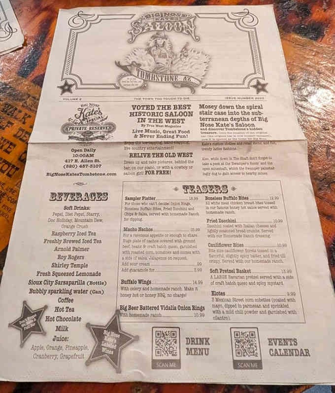 That menu promises everything from the legendary Swamper's Shaft to hand-crafted beer; your taste buds just hit the jackpot.