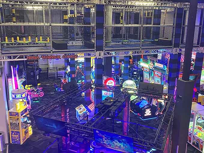 Two levels of pure entertainment stacked like the world's most exciting layer cake you've ever seen.