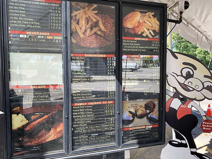 When the menu board looks this good, you know the food behind it will exceed expectations.