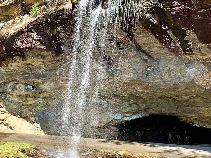 When water meets ancient rock with this kind of grace, you understand why people named it after wedding attire.