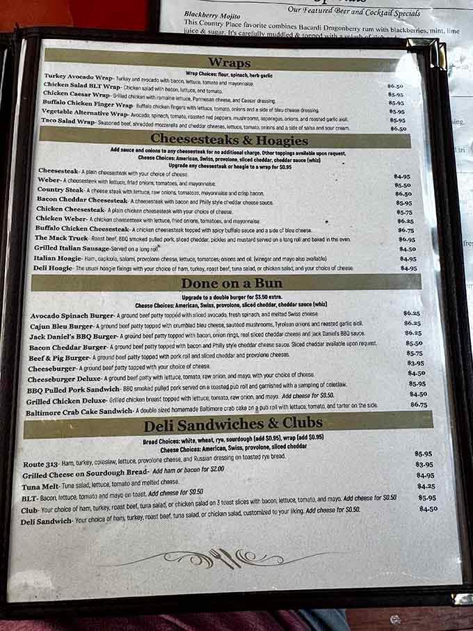 When a menu offers this many choices, you know someone's been listening to customer requests for decades.