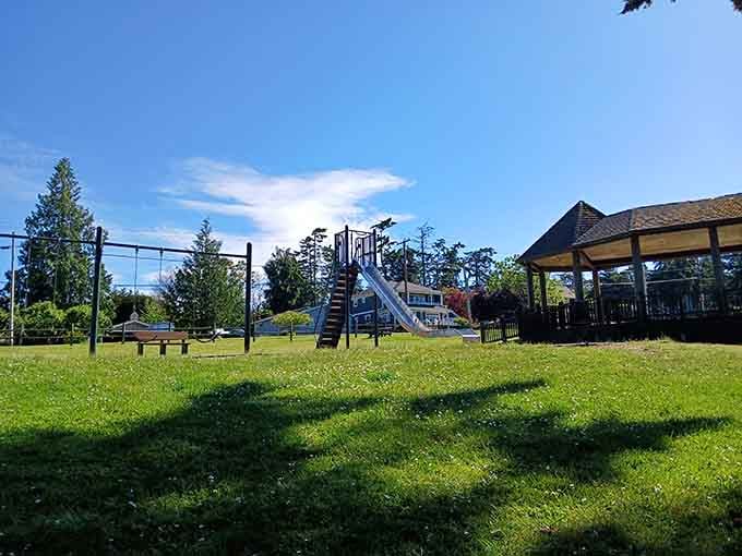 Green spaces where kids play and parents actually relax, a rare combination in today's overscheduled world.