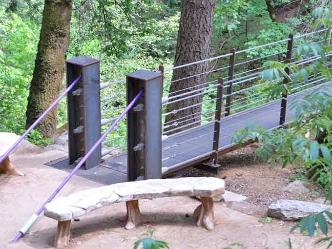 Those sturdy steel anchors hold more than just a bridge; they're holding your next great adventure story.