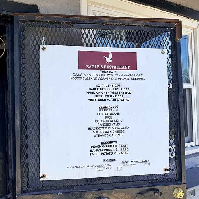 When a restaurant posts their menu outside, they're not hiding anything, and neither are these incredible dishes.