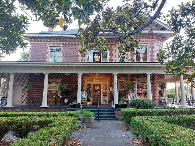 The Old Edgefield Grille's porch practically begs you to sit down, slow down, and remember what relaxation feels like.