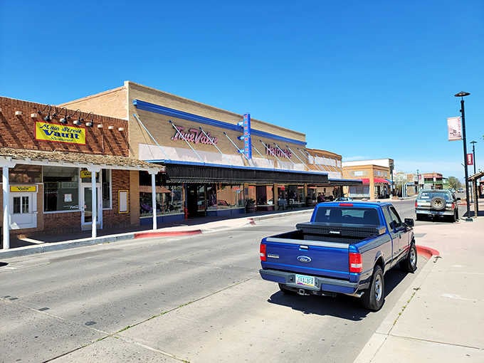 Wide streets built for horses now accommodate pickup trucks, but the Old West vibe remains intact.