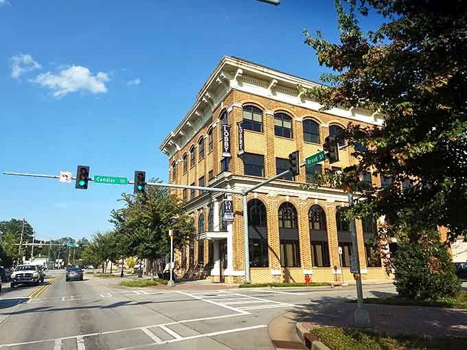 Historic buildings lining Winder's streets remind you that some things improve with age, unlike your knees.