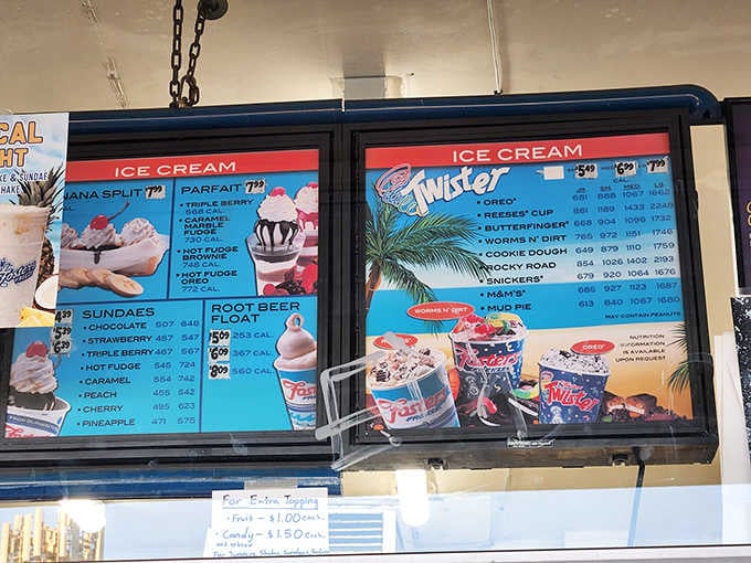 When a menu offers both Twisters and banana splits, you know someone understands the assignment perfectly well.