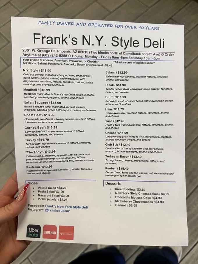 This menu is your roadmap to happiness, and every destination involves meat, cheese, and pure satisfaction.