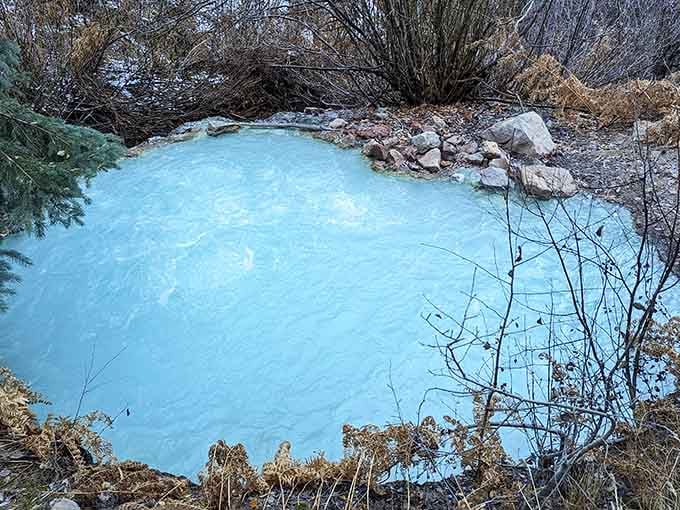 That milky turquoise color proves geology has better taste in interior design than most of us ever will.