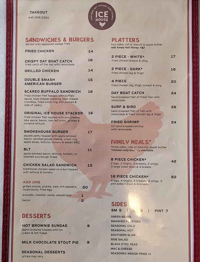 This menu reads like a love letter to Southern comfort food with a creative twist.